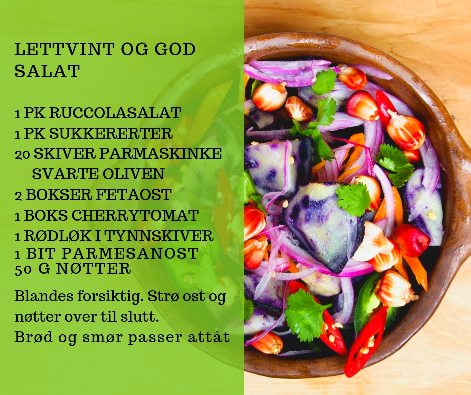 Lettvint og god salat | Vår Helse